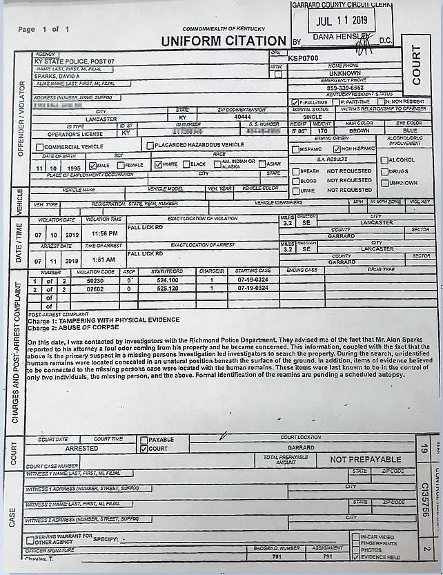 7/15/19 Arrest Citation Photo by crankycrankerson | Photobucket